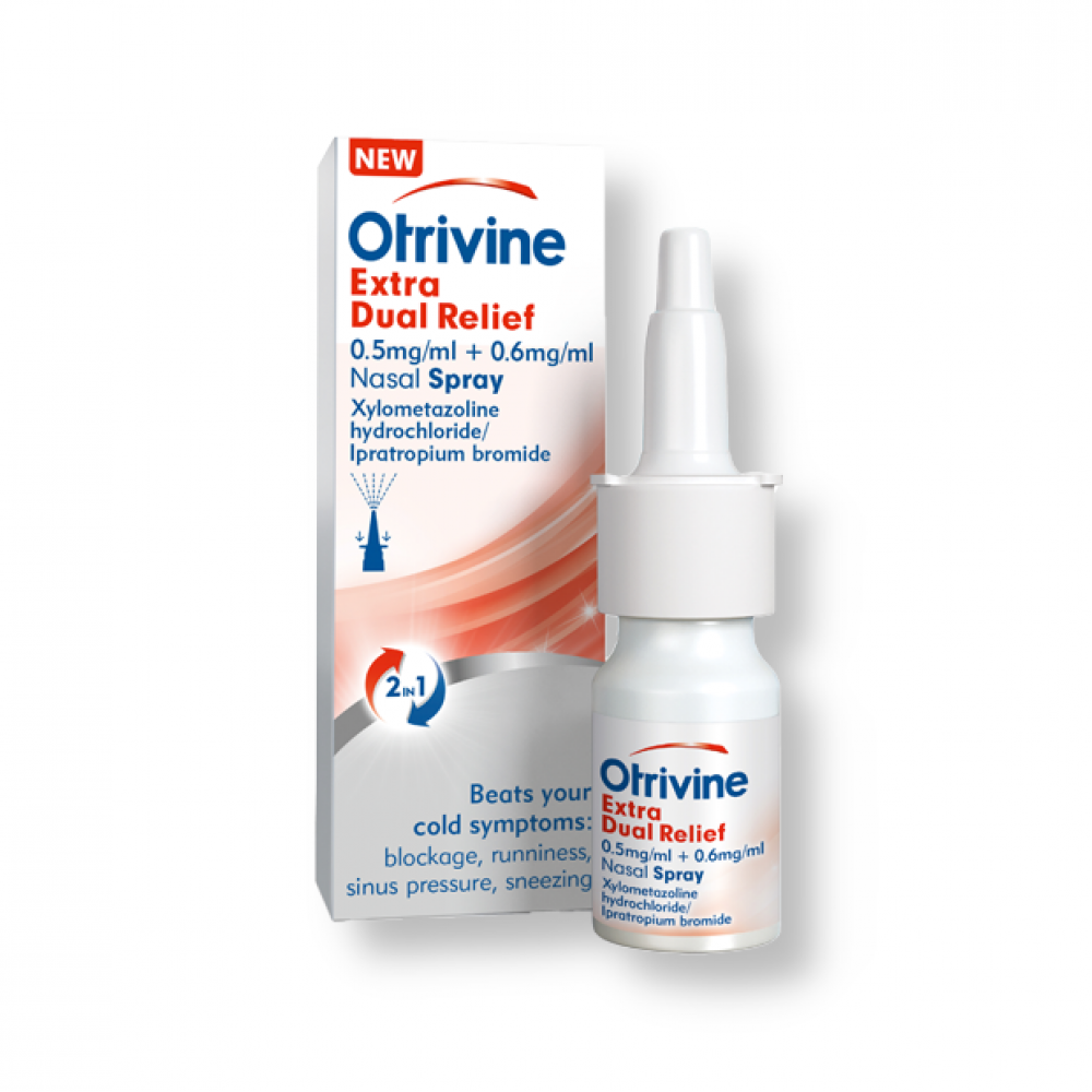 Otrivine Extra Dual Relief nasal spray 10ml - Health Shop UK - Free ...