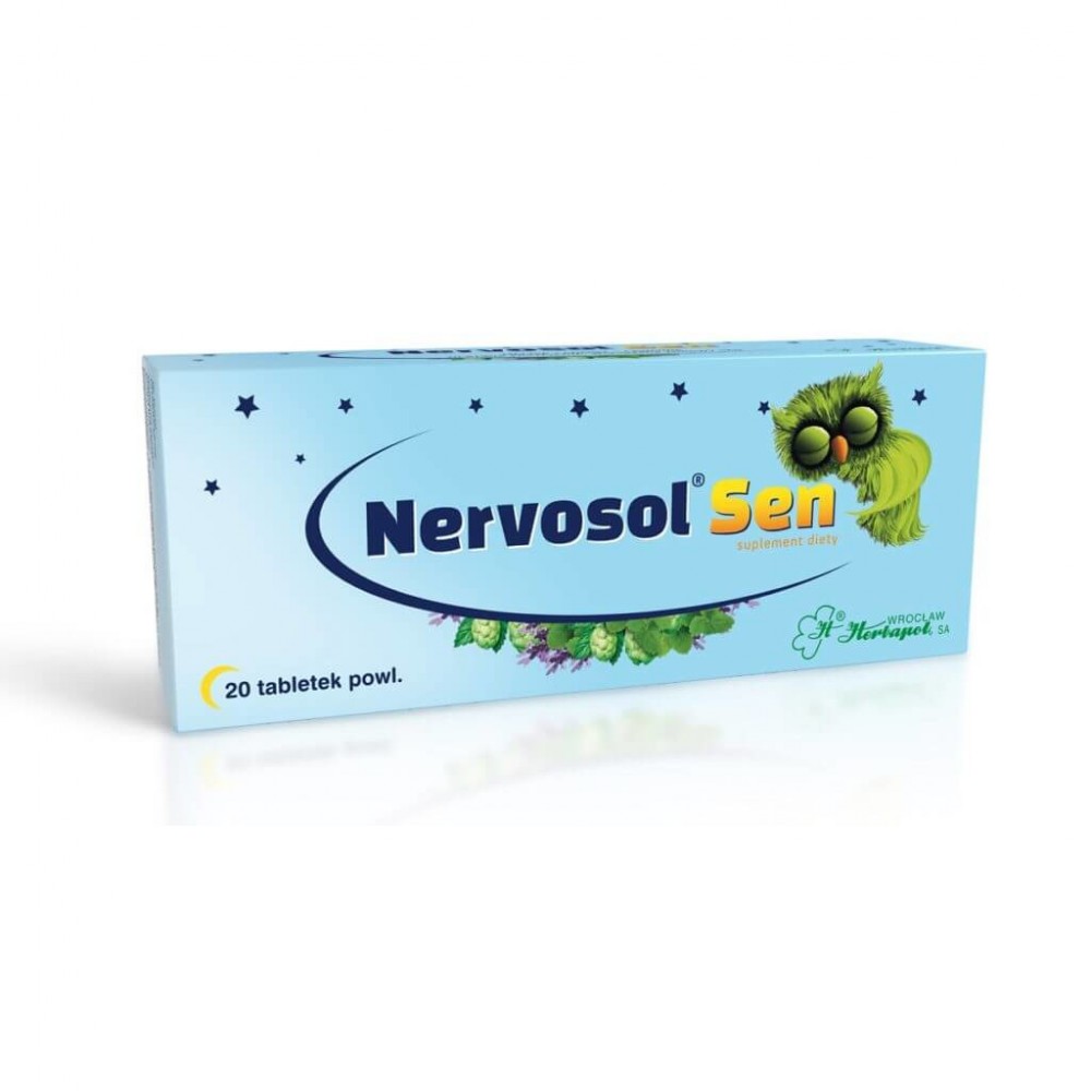 Nervosol Sen Melisa + Chmiel + Lawenda 20 tabletek - Dostawa ‎£0 ...